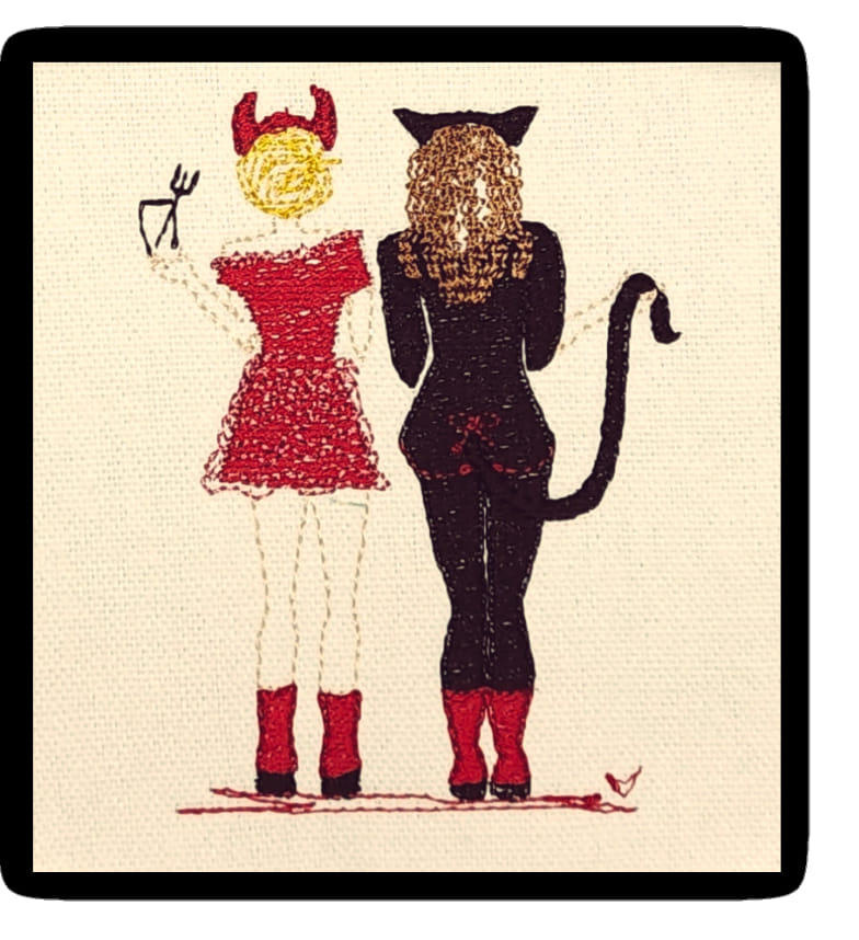 best friends Halloween Devil Cat – picturestitch