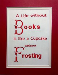 A Life without Books - Valentine Embroidery Word Design – picturestitch